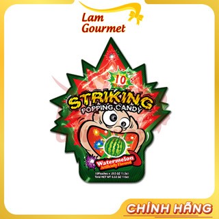 Striking Popping Candy Watermelon Flavor 15g - Lam Gourmet | Shopee ...