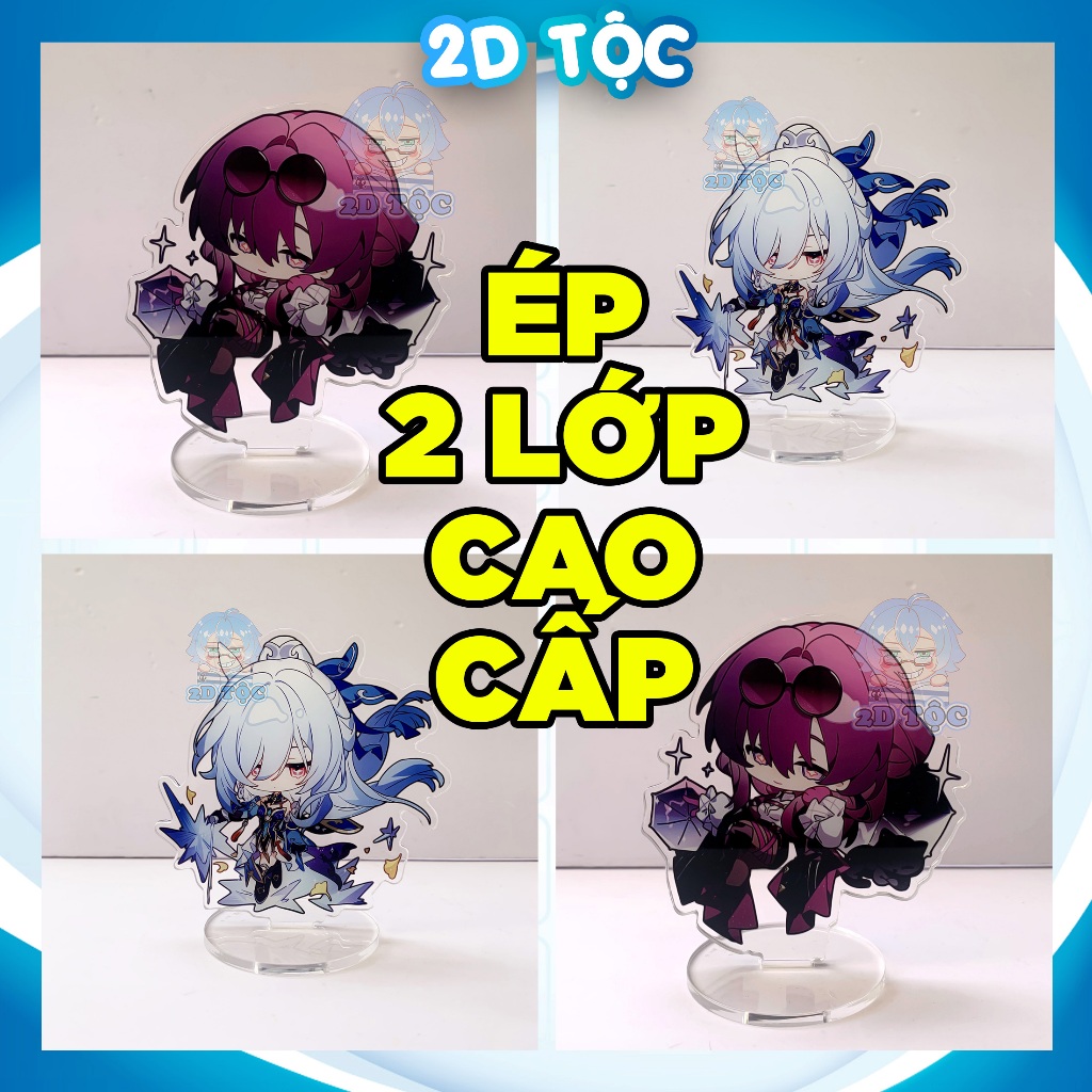 Transparent Mica Standee Mica Model 2-Sided Printing Sharp 2 Layers ...