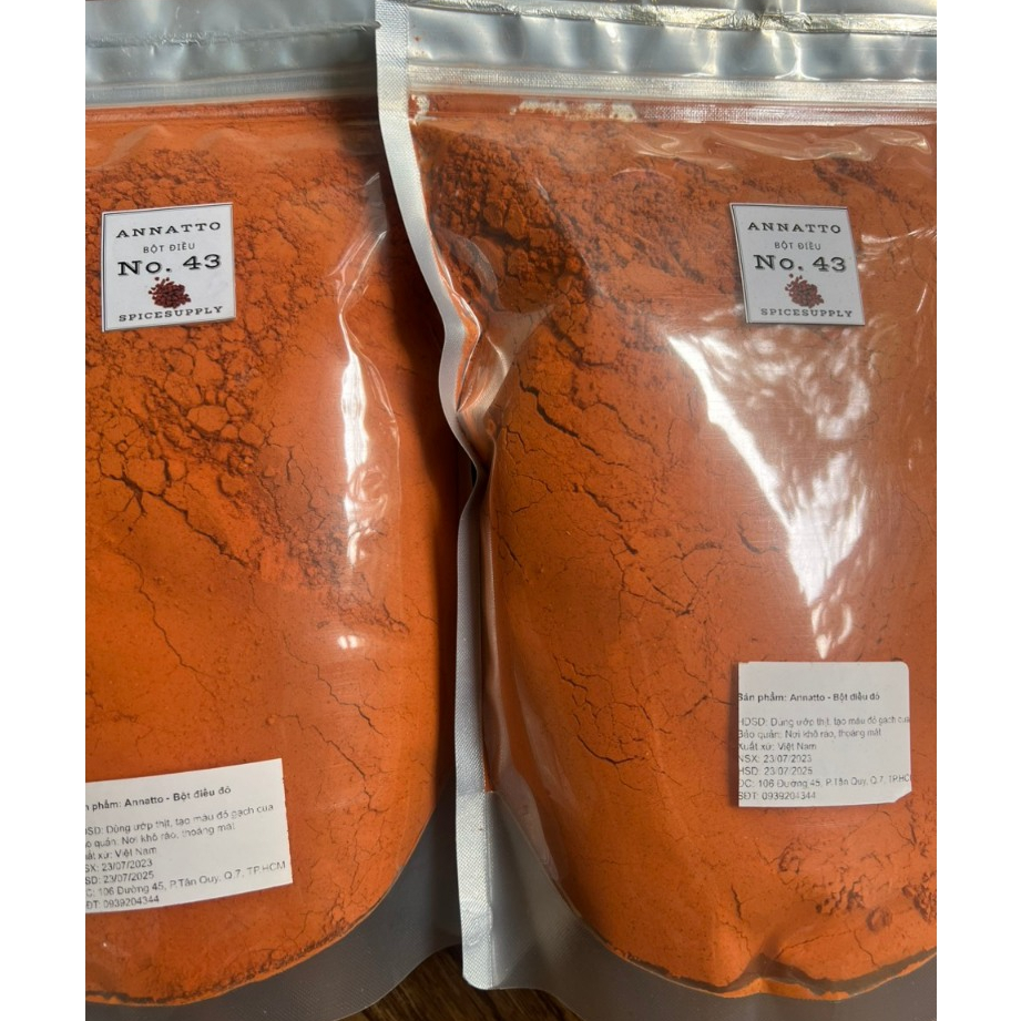 1kg Annatto Powder SPICESUPPLY Vietnam pure red shrimp brick color 100% ...