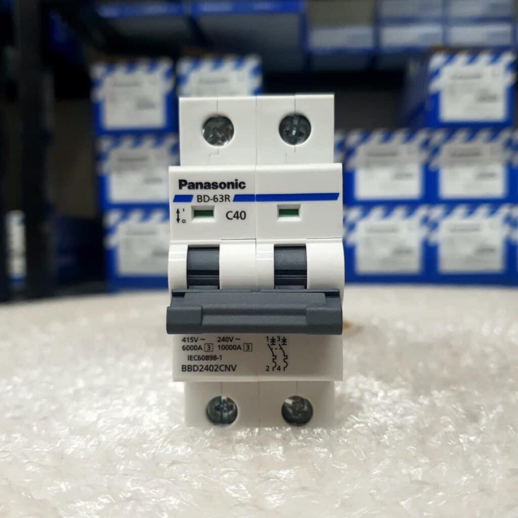 Panasonic Circuit breaker Aptomat CB 2 Phase 2 cloves 25A 32A 40A 63A ...
