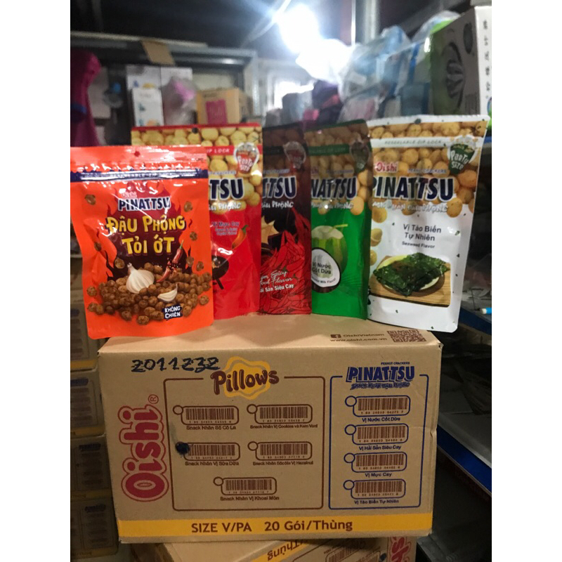 Carton of 20 packs of Pinattsu assorted flavors 85g | Shopee Malaysia