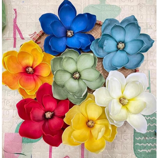 Magnolia flowers decorate CNY, home, oan tower, super beautiful cakes ...
