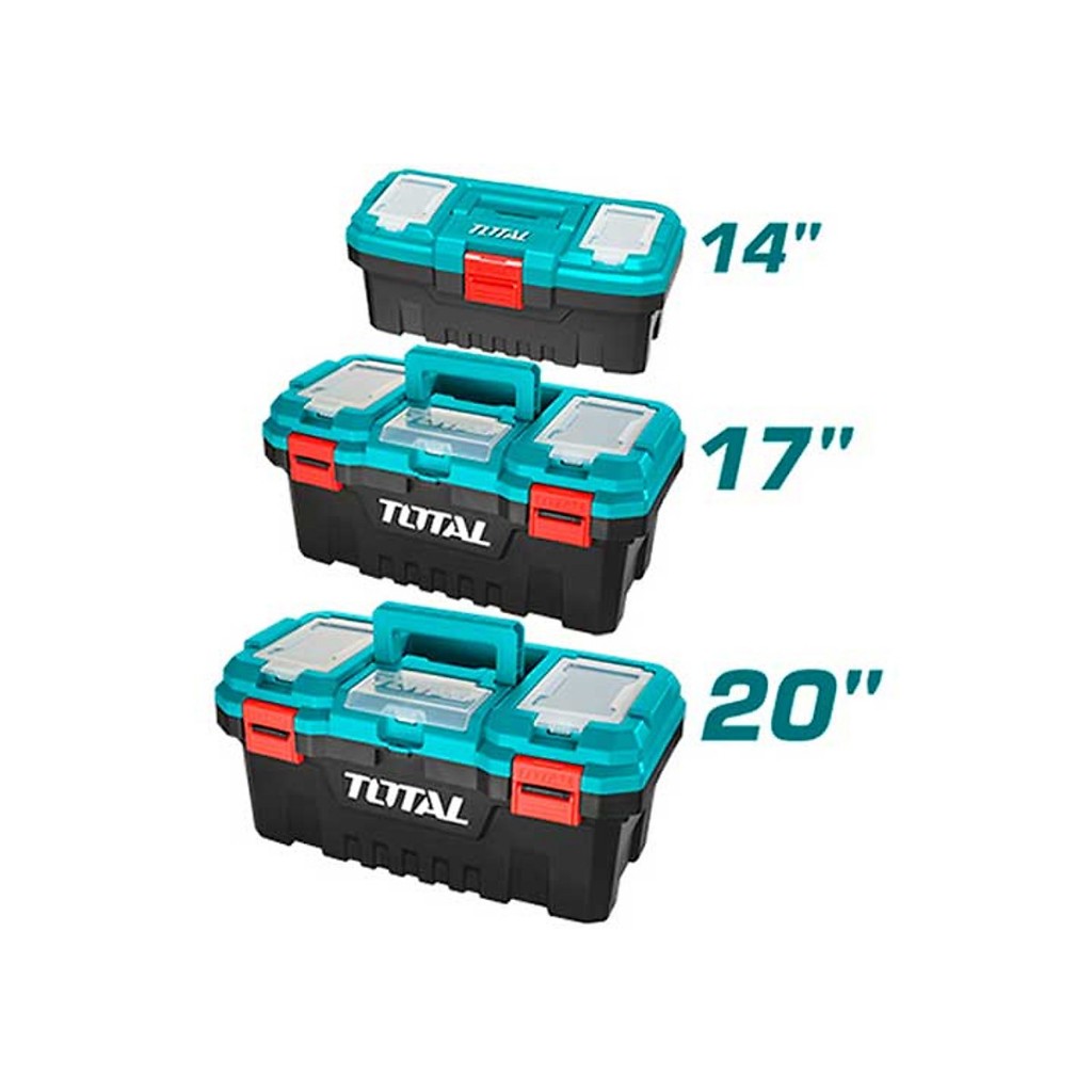 Total tool box size 14 - 17 - 20 Inch (Plastic Lock) | Shopee Malaysia