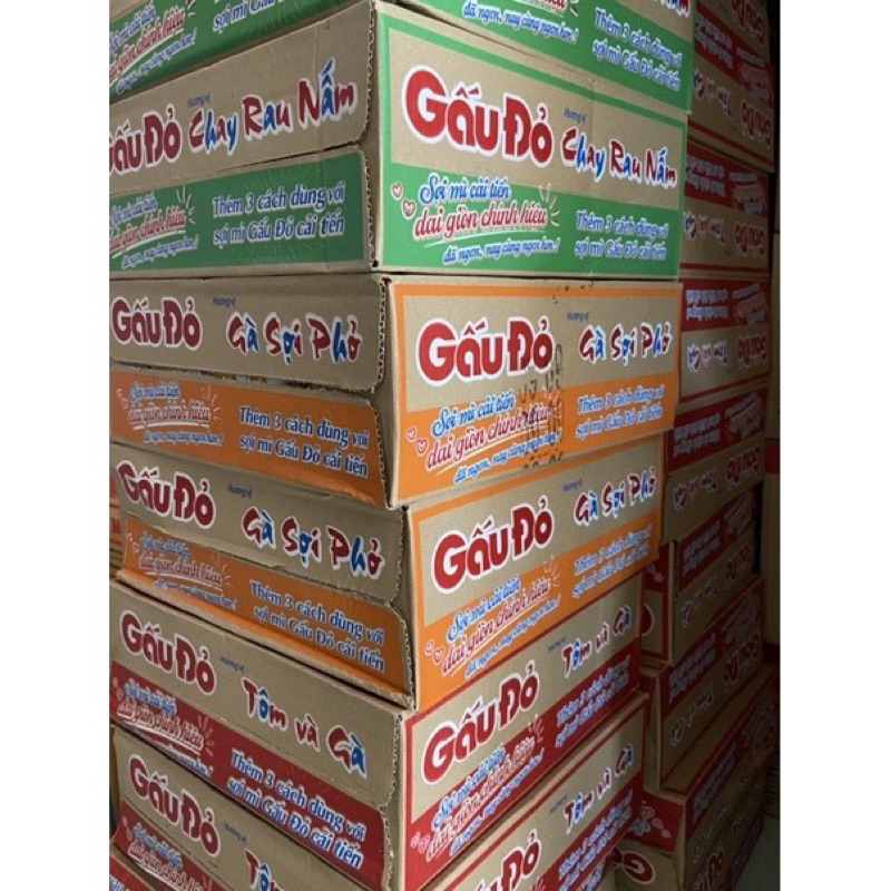 Carton of 30 packs of Red Bear noodles 65gr (4 flavors) | Shopee Malaysia