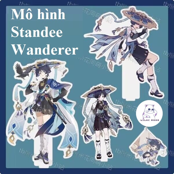 Wanderer Genshin Impact Model available | Standee acrylic mica Ganyu ...
