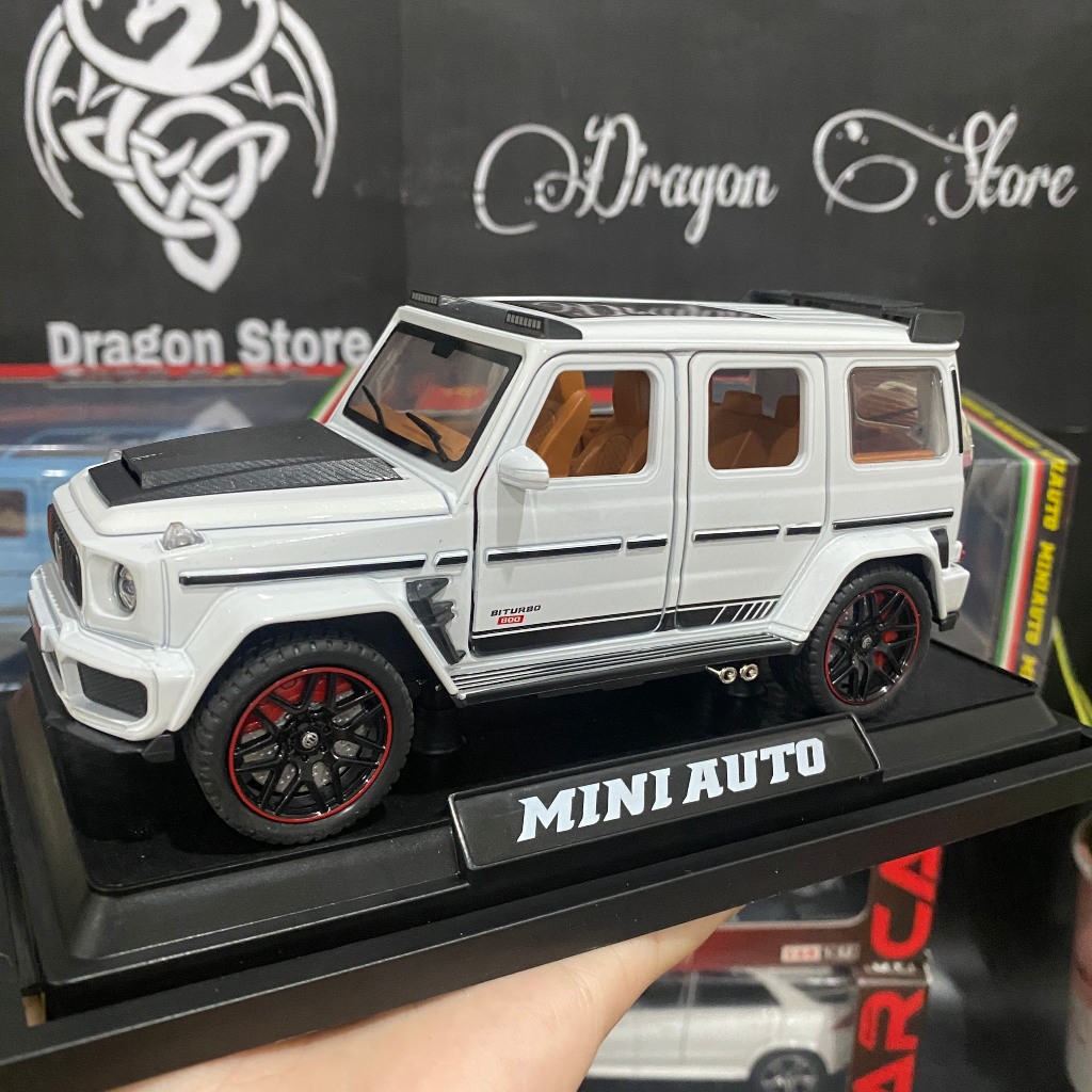 Mercedes Benz G63 metal car model with 1:32 scale base and sturdy steel ...