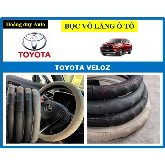 Toyota VELOZ CAR STEERING WHEEL COVER 100% SHEEP LEATHER MATERIAL ...