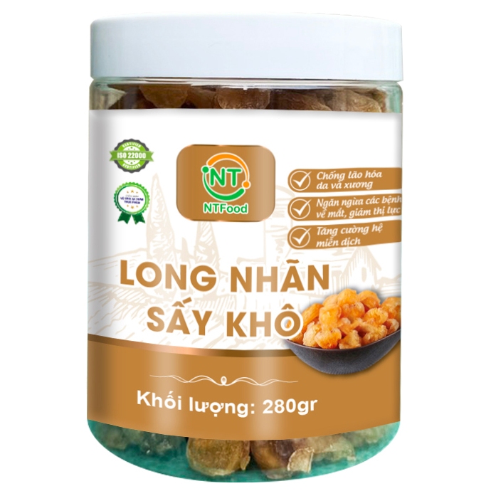 Ntfood dried longan jar 280gr - Hung Yen specialty - Nhat Tin Food ...