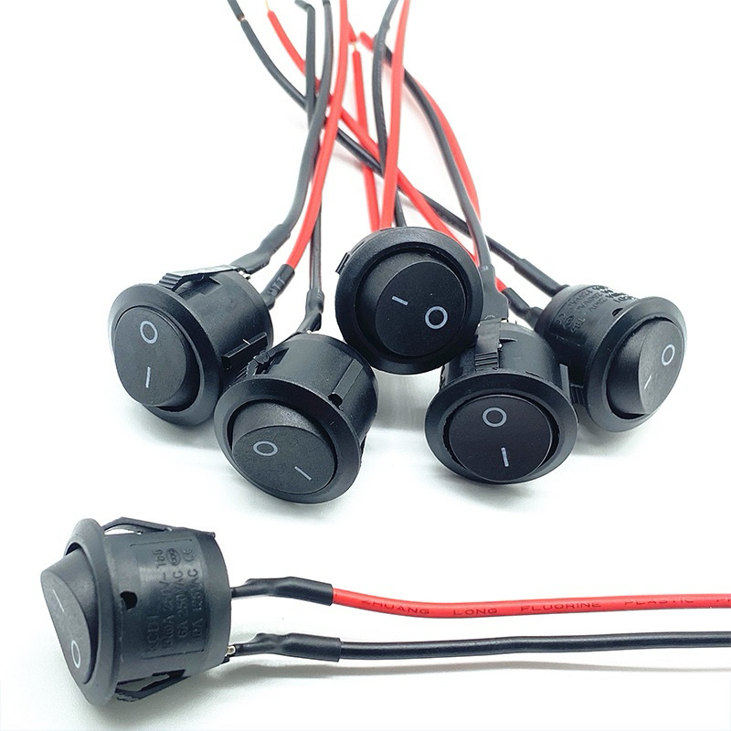 Compact rocking switch can be used to turn on and off electrical ...