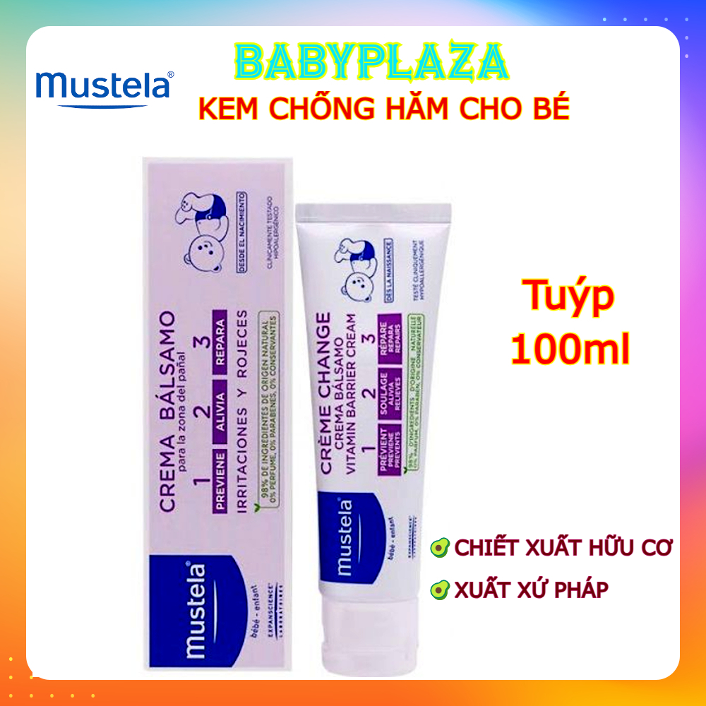 Mustela VITAMIN BARRIER CREAM Baby Diaper Rash CREAM 10ml/50ML/100ML ...