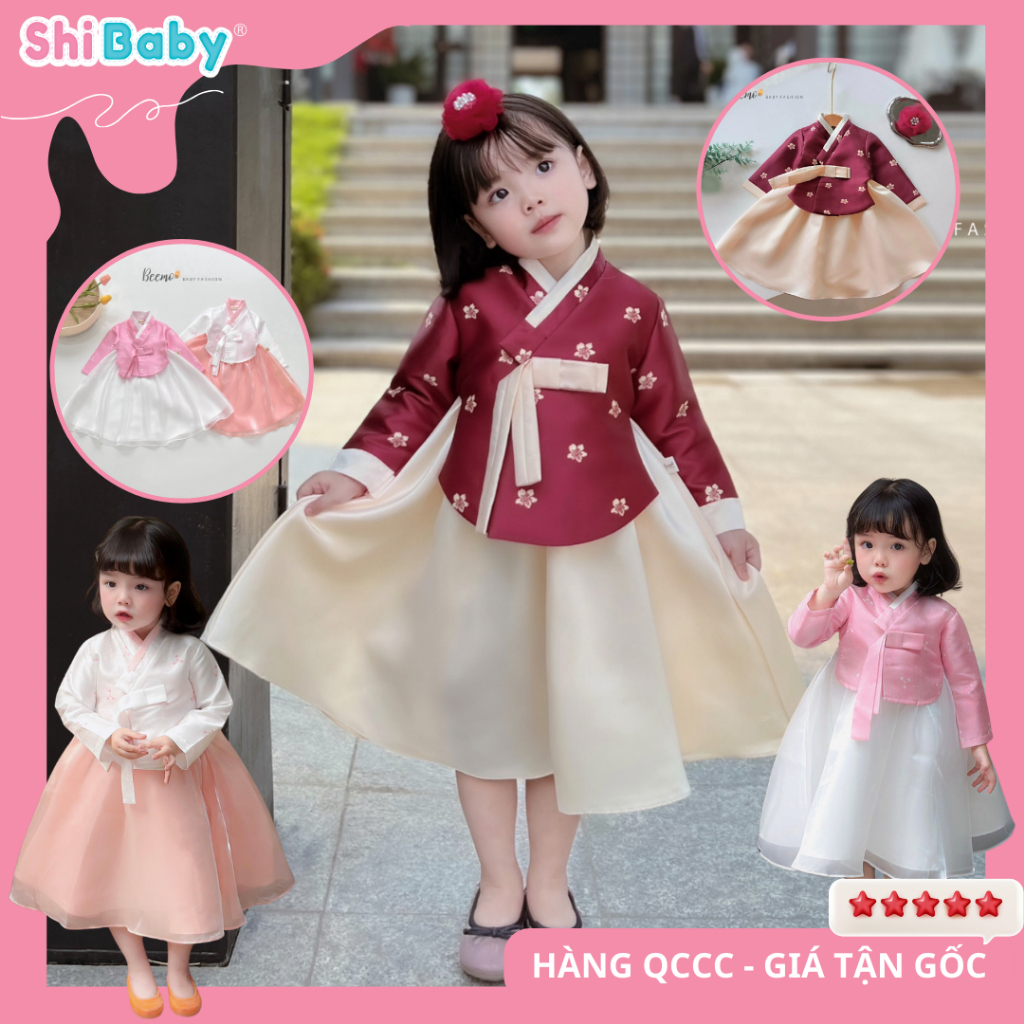 S57- Korean hanbok set for girls, Korean tafta material, Korean ...