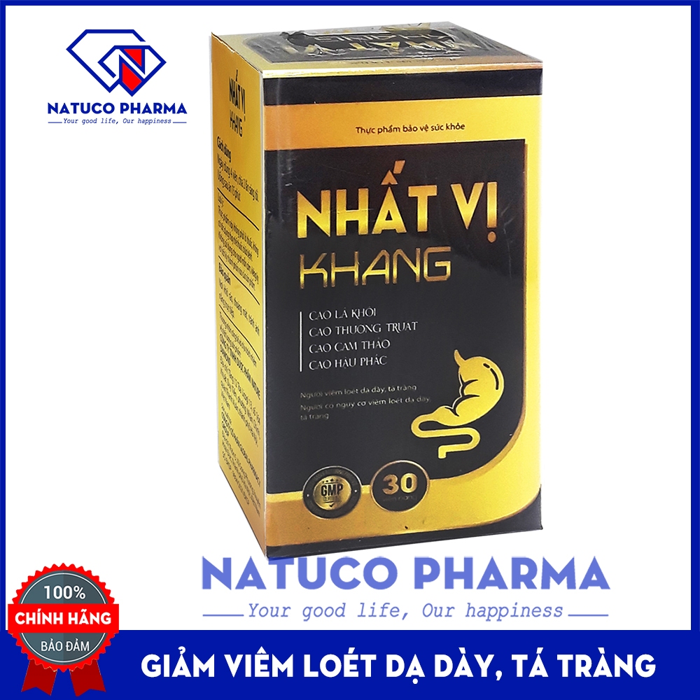 Nhat Vi Khang pills with herbal ingredients to relieve stomach and ...