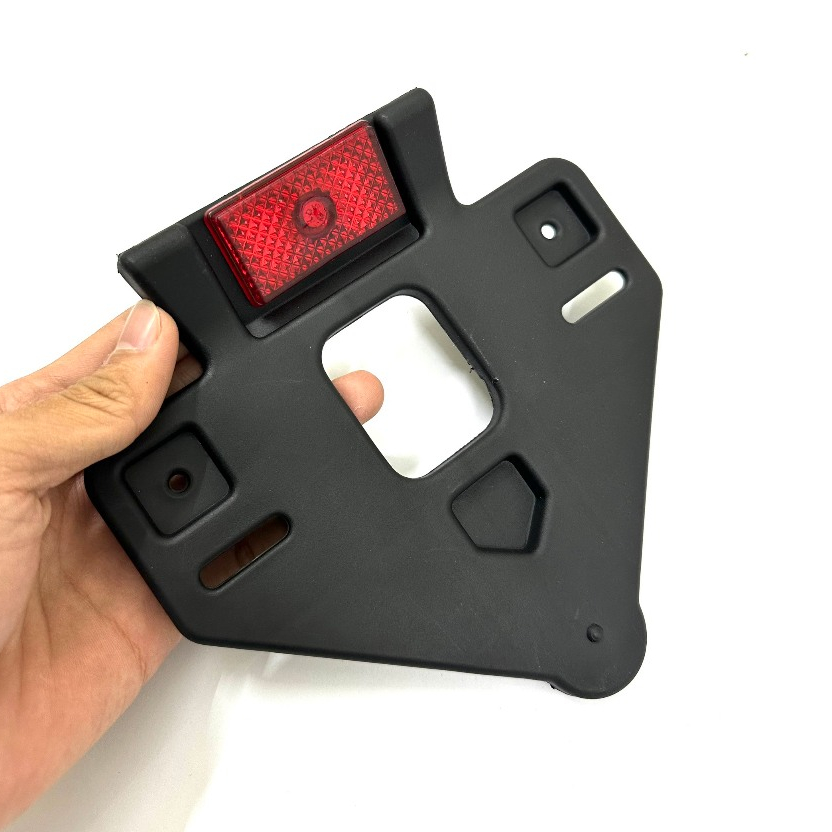 Very beautiful triangular bowl of motorbikes (plate, license plate pass ...