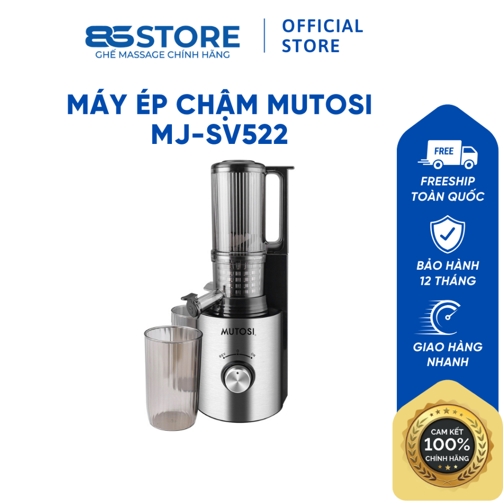 Slow Press Machine, Mutosi MJ-SV522 Juicer, Specially Designed Pressed Mesh - Exhausting ...