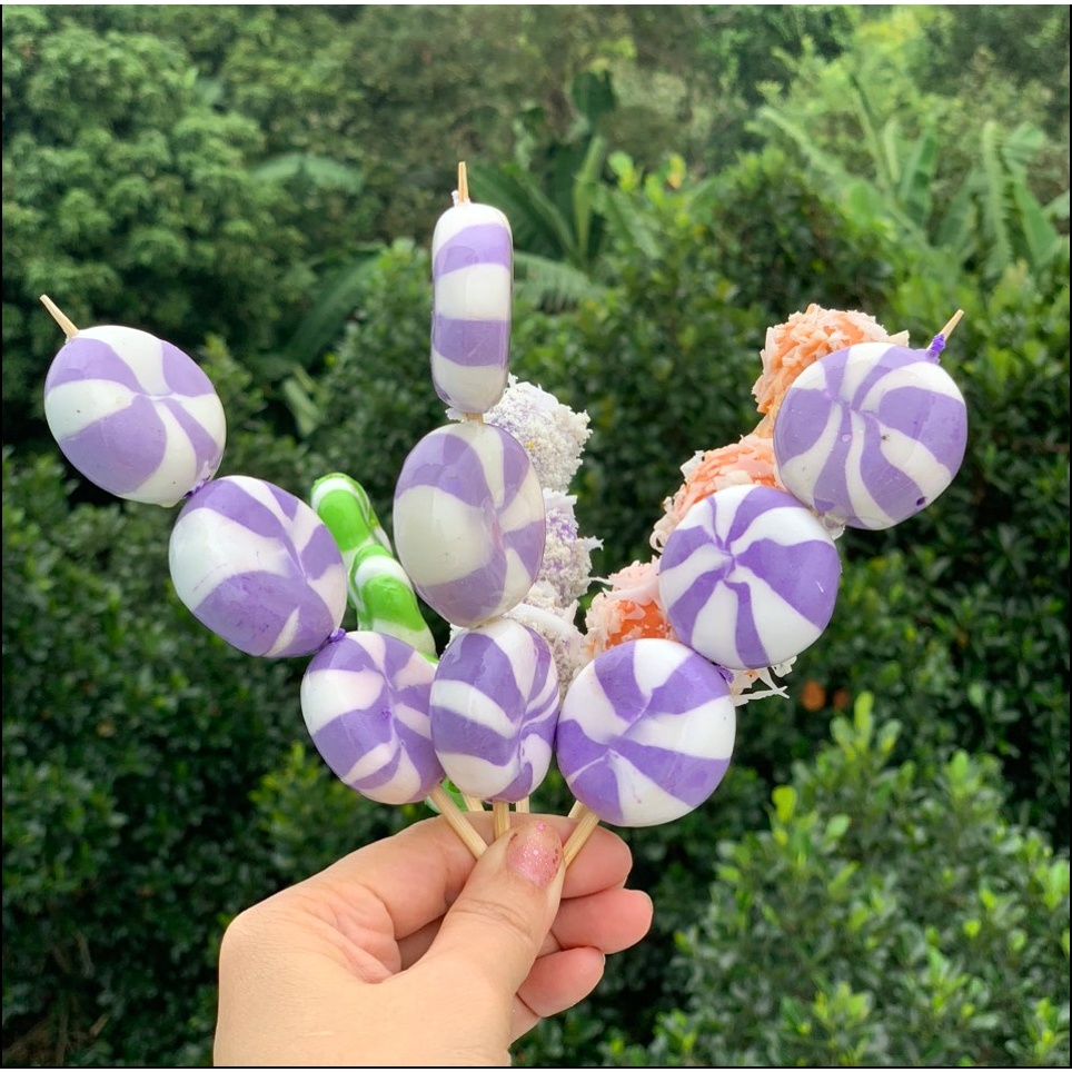 Skewer model, squid tooth dumpling, purple hot pot model | Shopee Malaysia