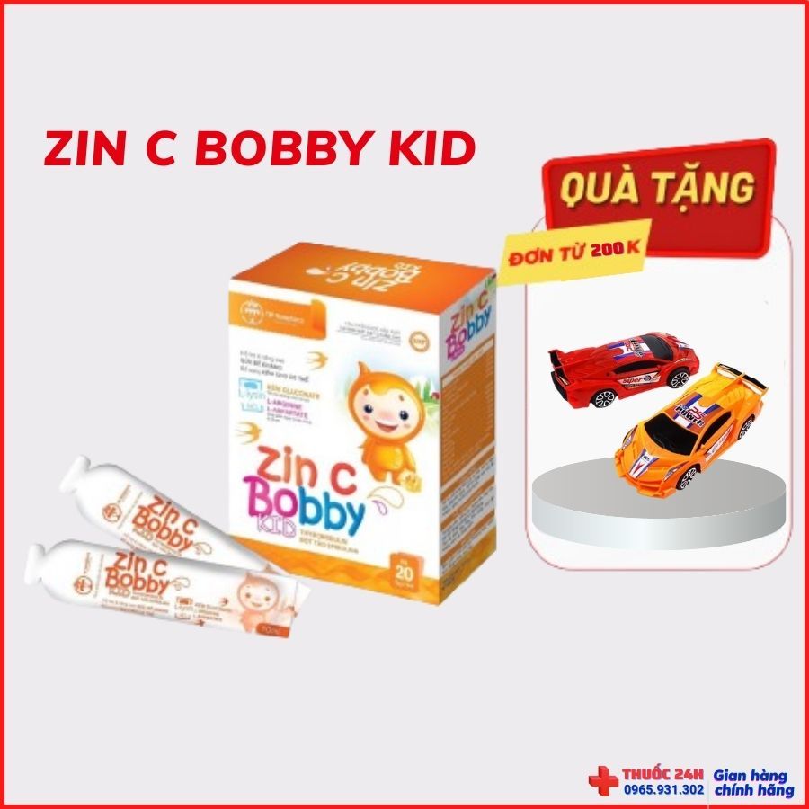 Zinc for babies ZIN C BOBBY KID, supplemented with Zinc, Lysine, DHA ...
