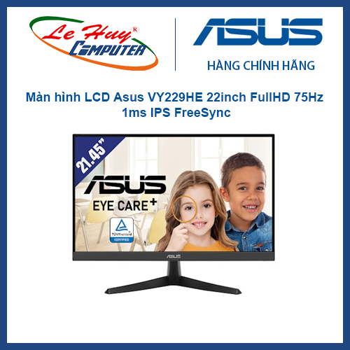 Asus VY229HE 22inch FullHD 75Hz 1ms IPS FreeSync Computer Monitor ...