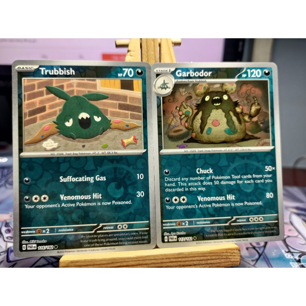[KW2 Pokemon] [EN] Combo 2 Garbodor's Pokemon Card 2 Evolution Level ...