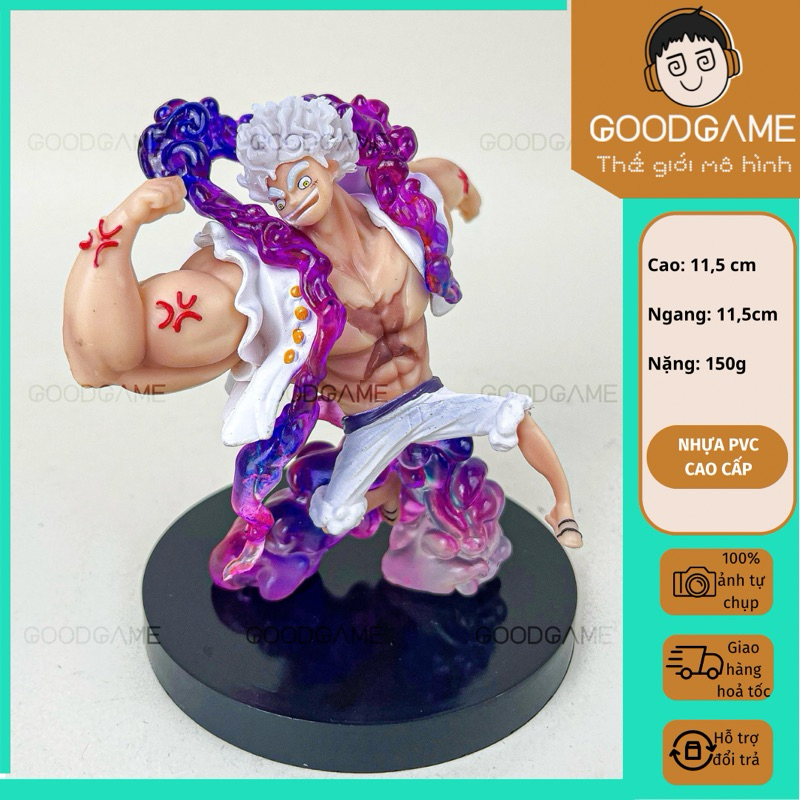 Luffy Gear 5 Model Roll Muscle 11.5CM - One Piece Model | Shopee Malaysia