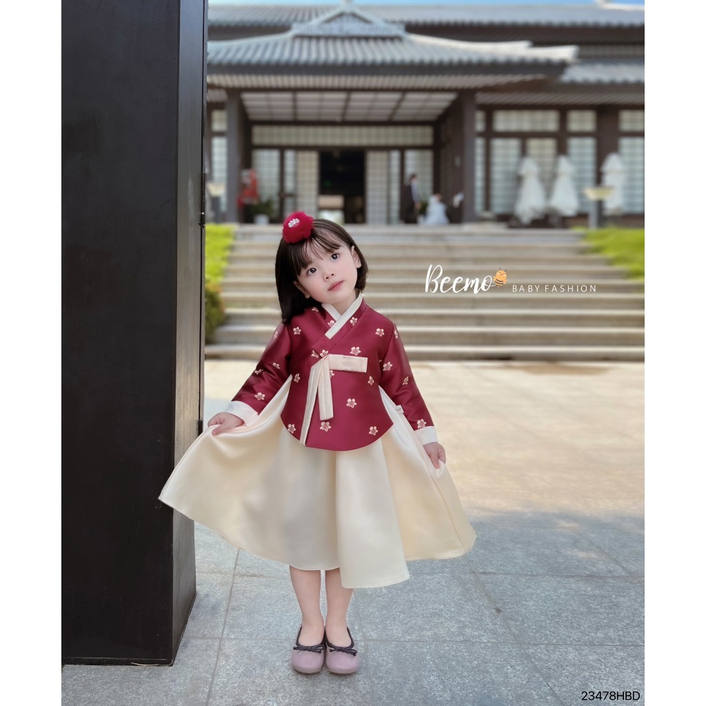Hanbok Baby Girl BEEMO 003V Clothes CNY For Korean Standard Girls ...