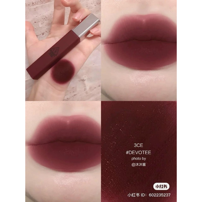 3ce Cloud Lip Tint Devotee | Shopee Malaysia