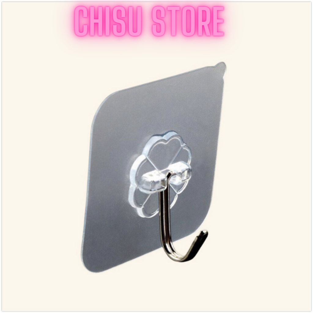 Super Sticky Wall Hook, Heavy-Duty Transparent Hook, Sturdy Wall Mount ...
