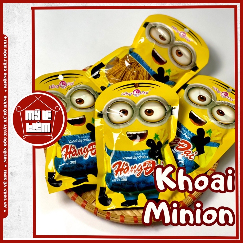 Minions Hang Dai fried western Snack (pack 20g) - American Childhood ...