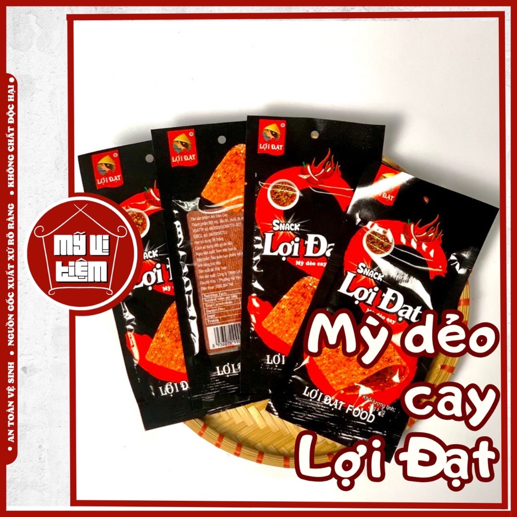 Loi Dat spicy noodle Snack (26g pack) - My Vi Shop childhood Snack ...