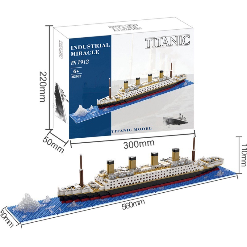 1878 Details - Legendary Titanic ship model assembly toy set, super ...