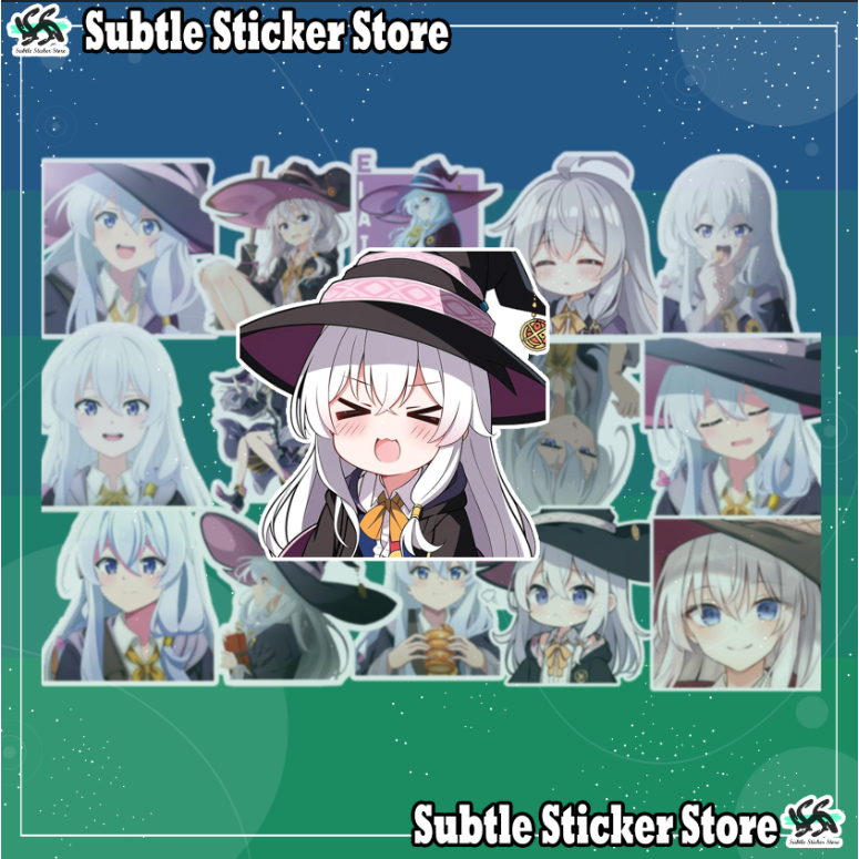 [Elaina's Journey] - Set 10/15 Sticker Elaina Anime/light novel Majo no ...