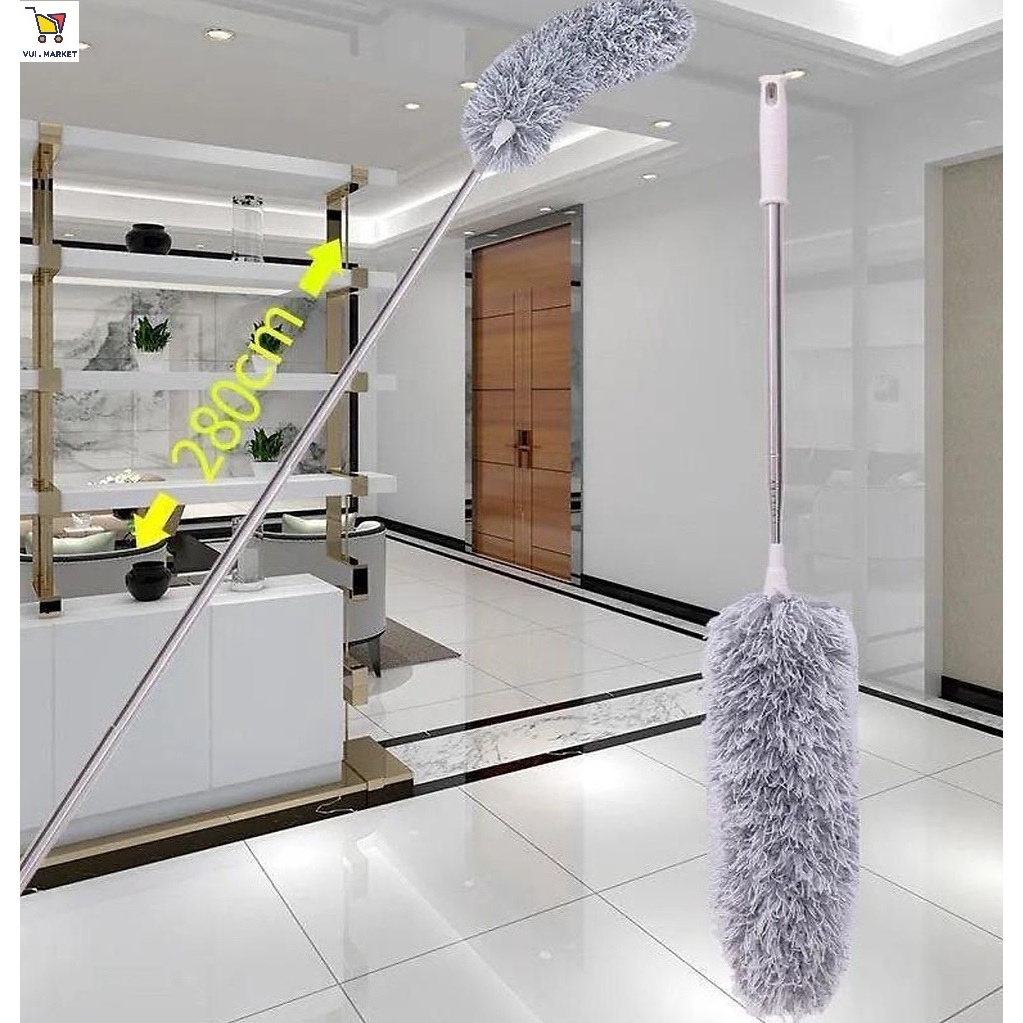 Folding Ceiling Brush, Dusting, Ceiling Sweep Adjustable Length 2m8 ...