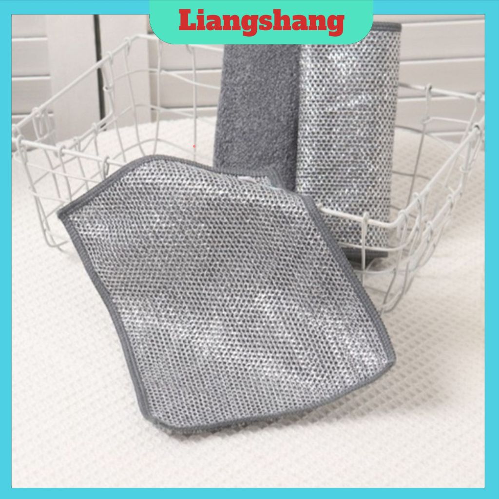 Dish Washing Net - Metal Wire Kitchen Rag for Sink Cleaning, Non ...
