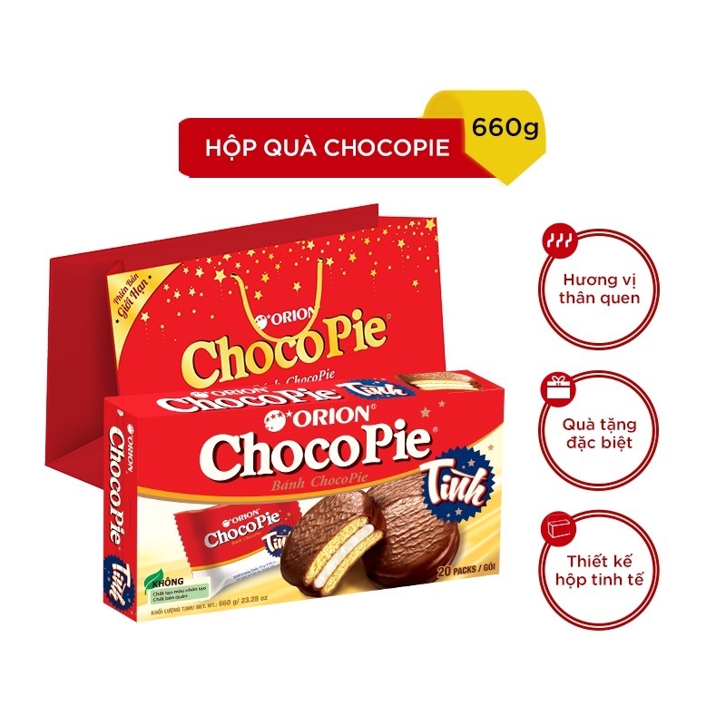Gift Box CNY of 20 packs of Orion ChocoPie (660g) | Shopee Malaysia