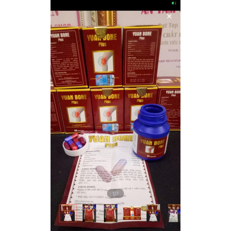 Supports BONE AND JOINTS AND GOUT YUAN BONE PLUS GENUINE BONE AND JOINT ...