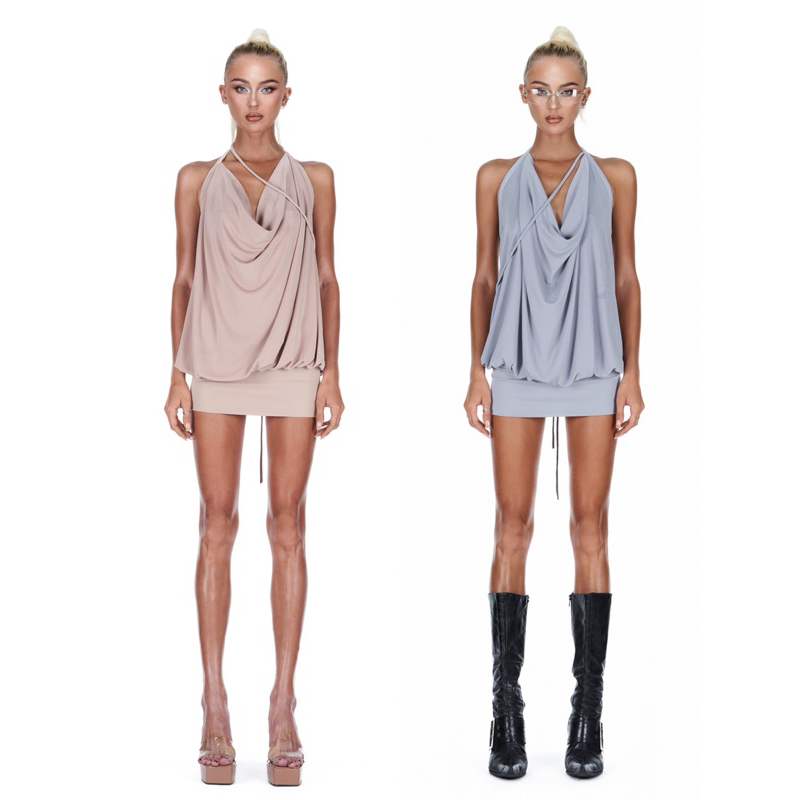 Liuu MINI DRESS (NECKLACE DRESS) | Shopee Malaysia