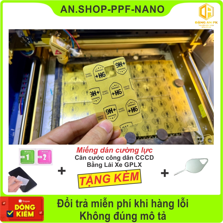 Combo Tempered sticker to protect Citizen Identification Card (CCCD ...