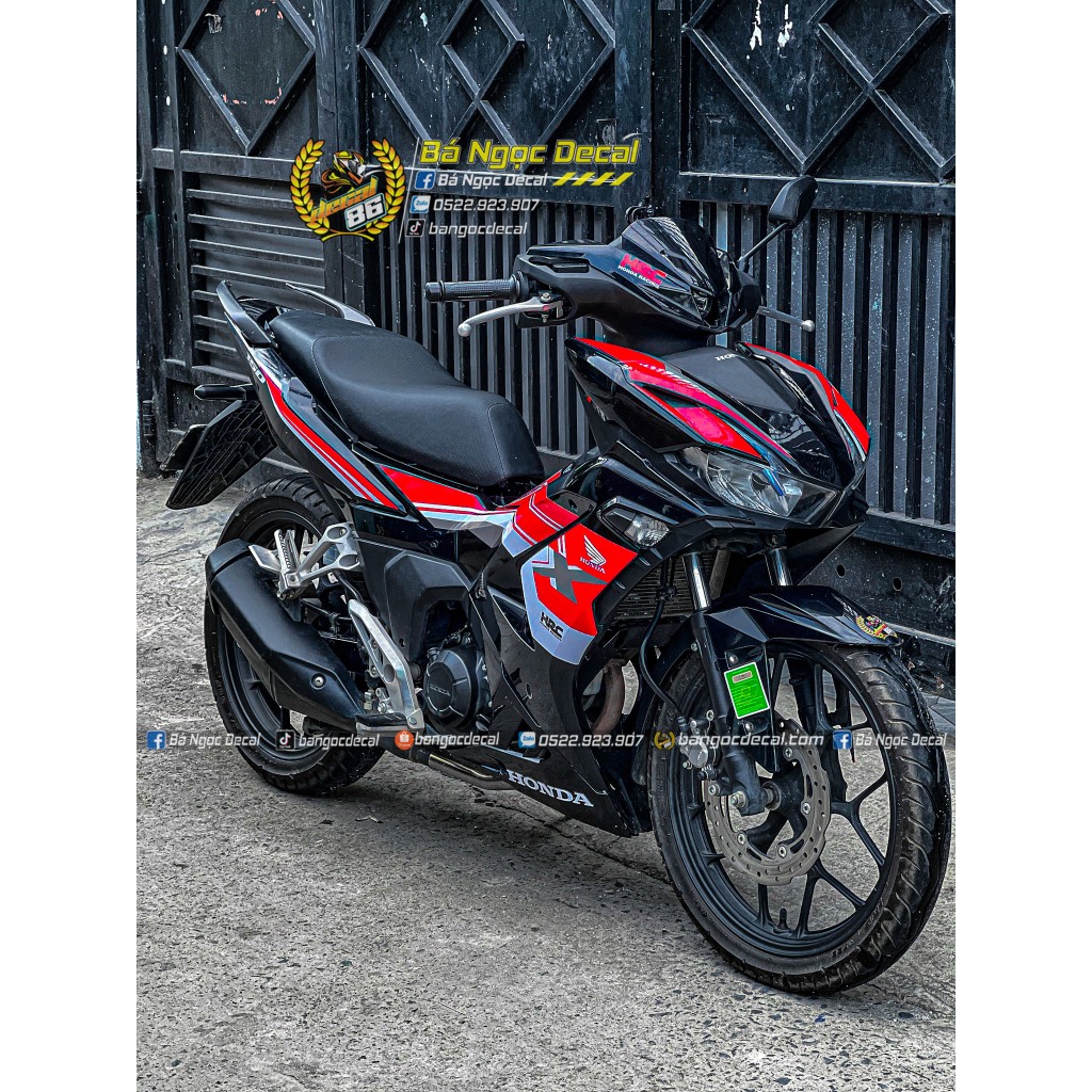 Extremely BEAUTIFUL BLACK HRC STICKER FOR WINNER X V3 | Shopee Malaysia