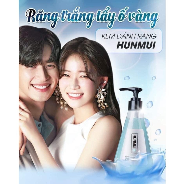 Hunmui toothpaste - gel toothpaste helps reduce yellow stains, clean ...