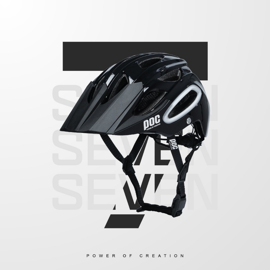 Poc 7 bicycle sports helmet { genuine full box } New version with ...