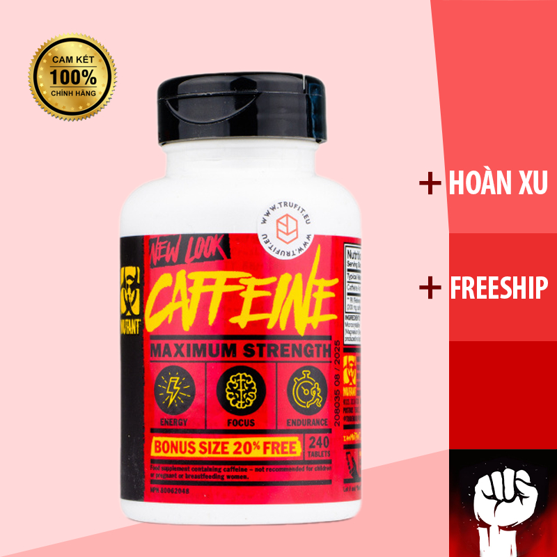 Mutant Core Series Caffeine [240 tablets] - Genuine - Musclefitness ...