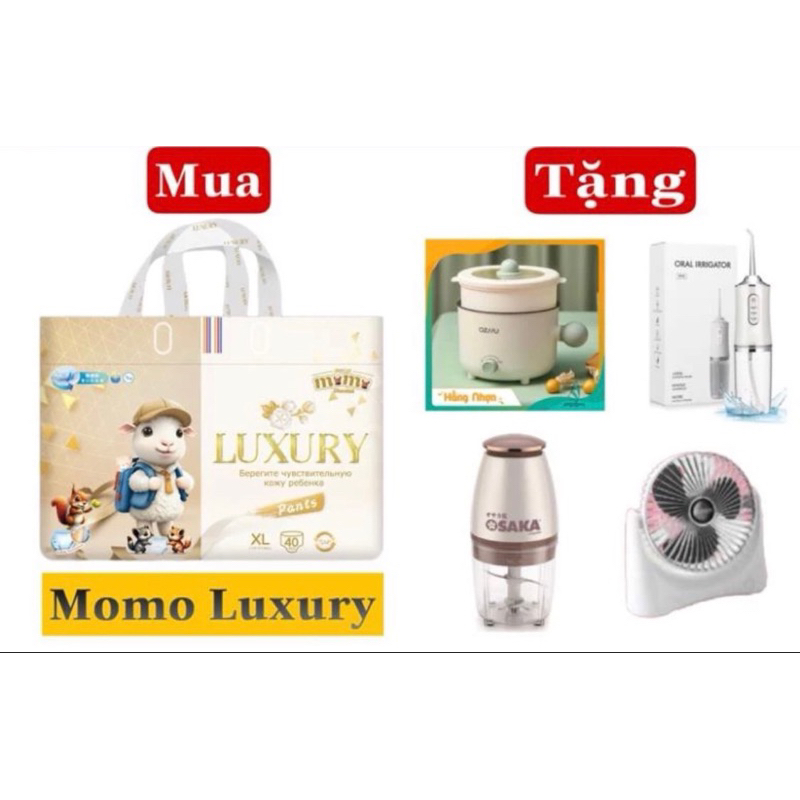 (December Gift) Combo of 2 packs of premium Momo Luxury Diapers ...