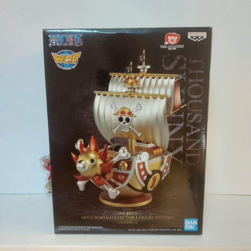 WCF Genuine Model [2nd + FullBox] MEGA Thousand Sunny Gold OnePiece ...