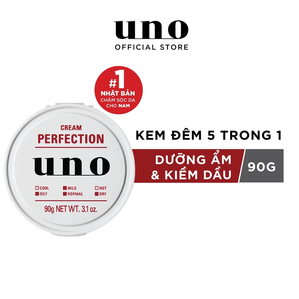 Uno Cream Perfection 5 in 1 Oil Alkaline Night Cream 90g | Shopee Malaysia