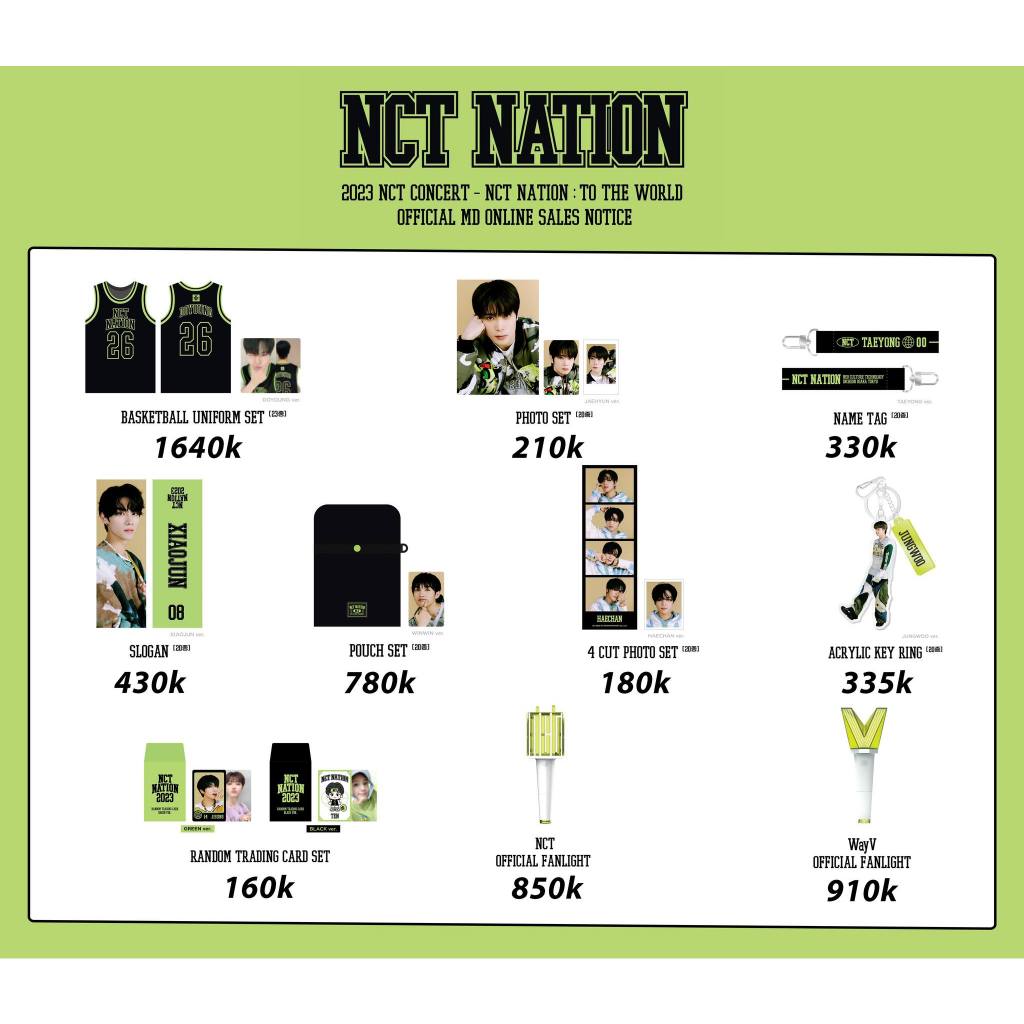 Md NCT CONCERT PRODUCTS - NCT NATION | Shopee Malaysia