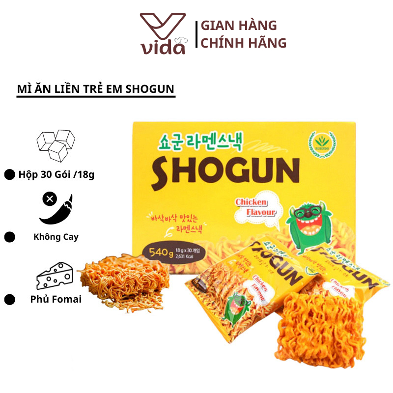 Shogun Children's Instant Noodles Made From Potatoes Korean Shogun ...