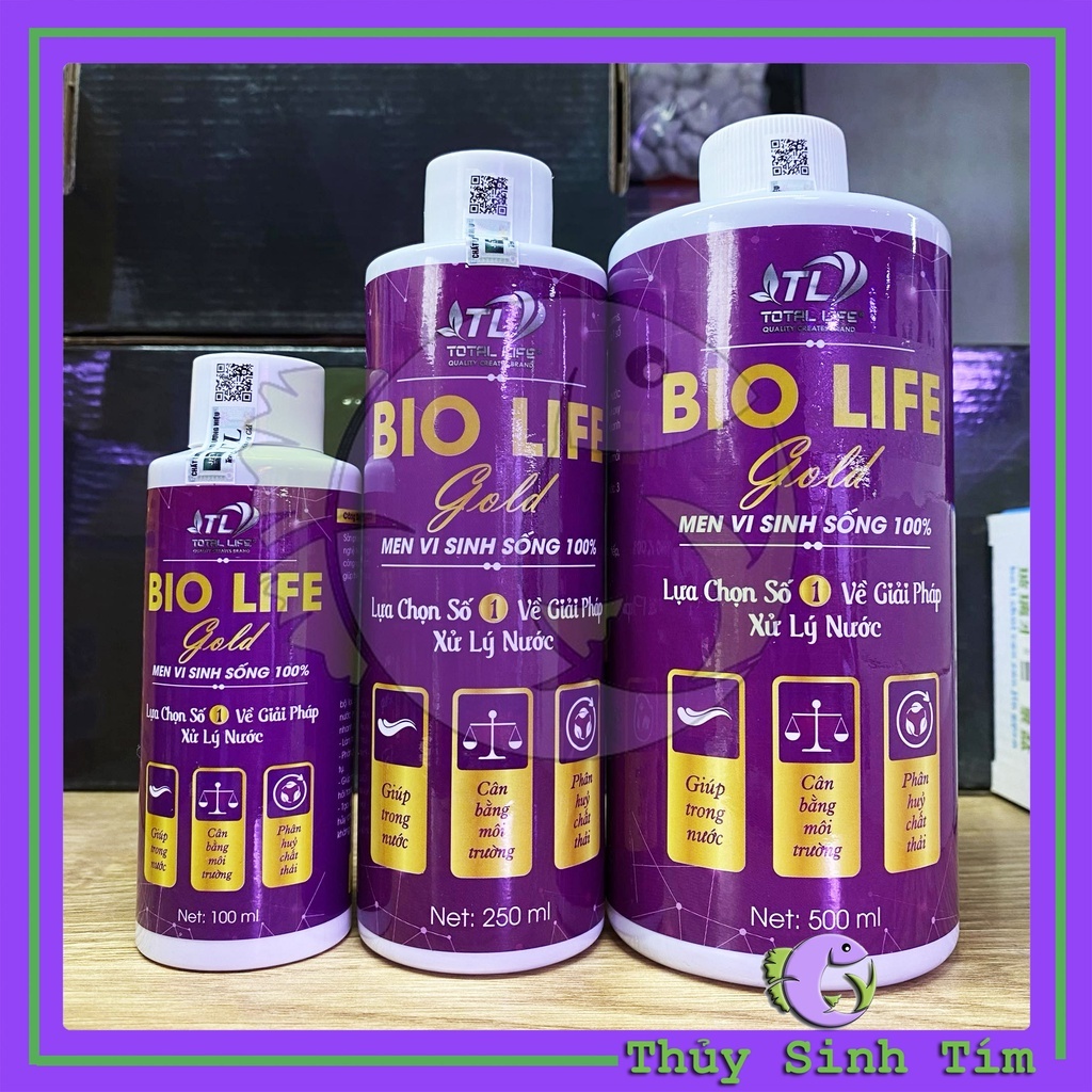 Bio Life GOLD Live Microorganisms - Purify Water, Eliminate Aquarium ...