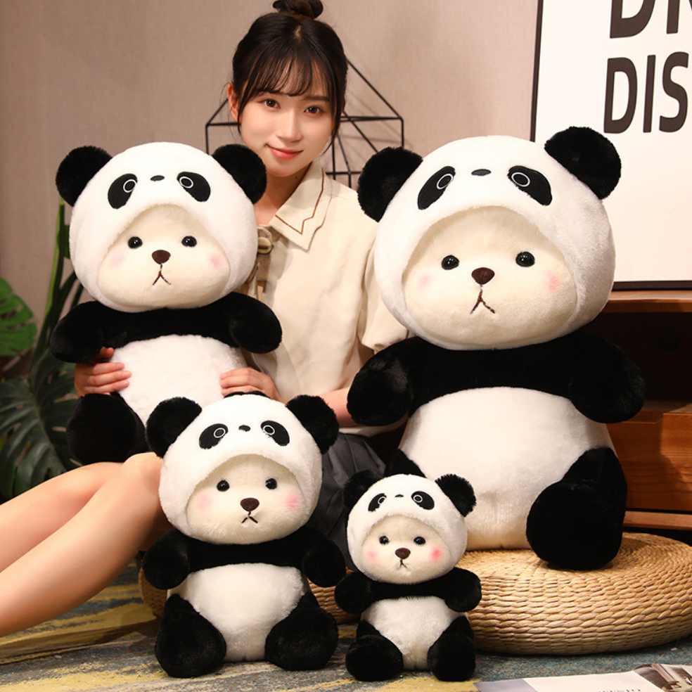 Lena Panda Teddy Bear, Cute Panda Stuffed Animal For Baby | Shopee Malaysia