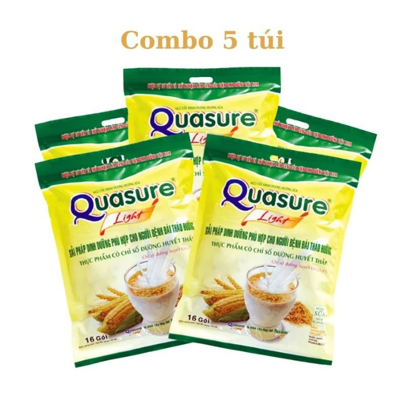 Combo of 5 bags of Quasure Light Bibica nutritional cereal 400g ...
