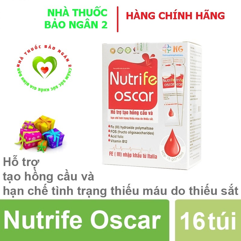 Nutrife Oscar liquid iron - Supports red blood cell formation and limits iron deficiency anemia ...