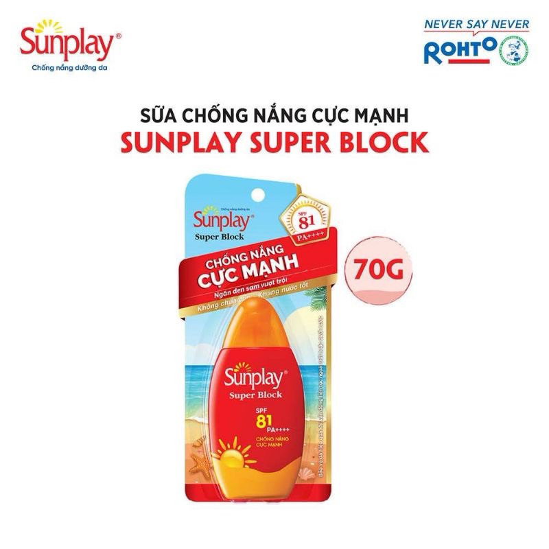 Sunplay Super Block SPF 81, PA++++ 30G | Shopee Malaysia